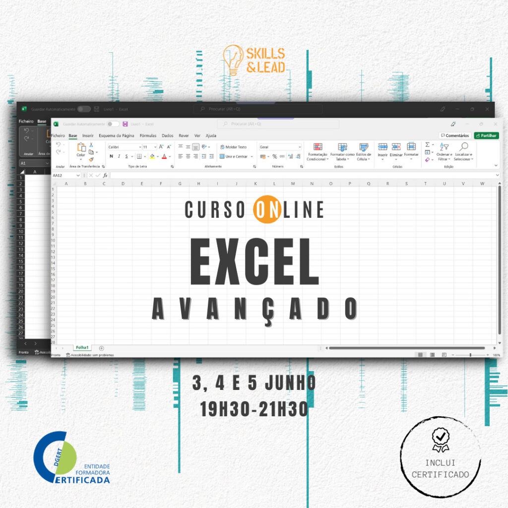 Curso de Excel Avançado | Certificado | Online e em Direto